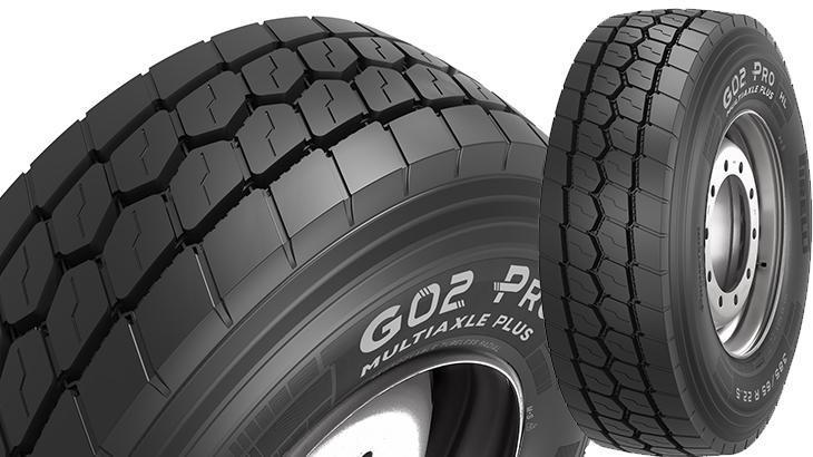 Prometeon , G02 PRO Multiaxle Plus lastiğini damperli kamyonlar için ...