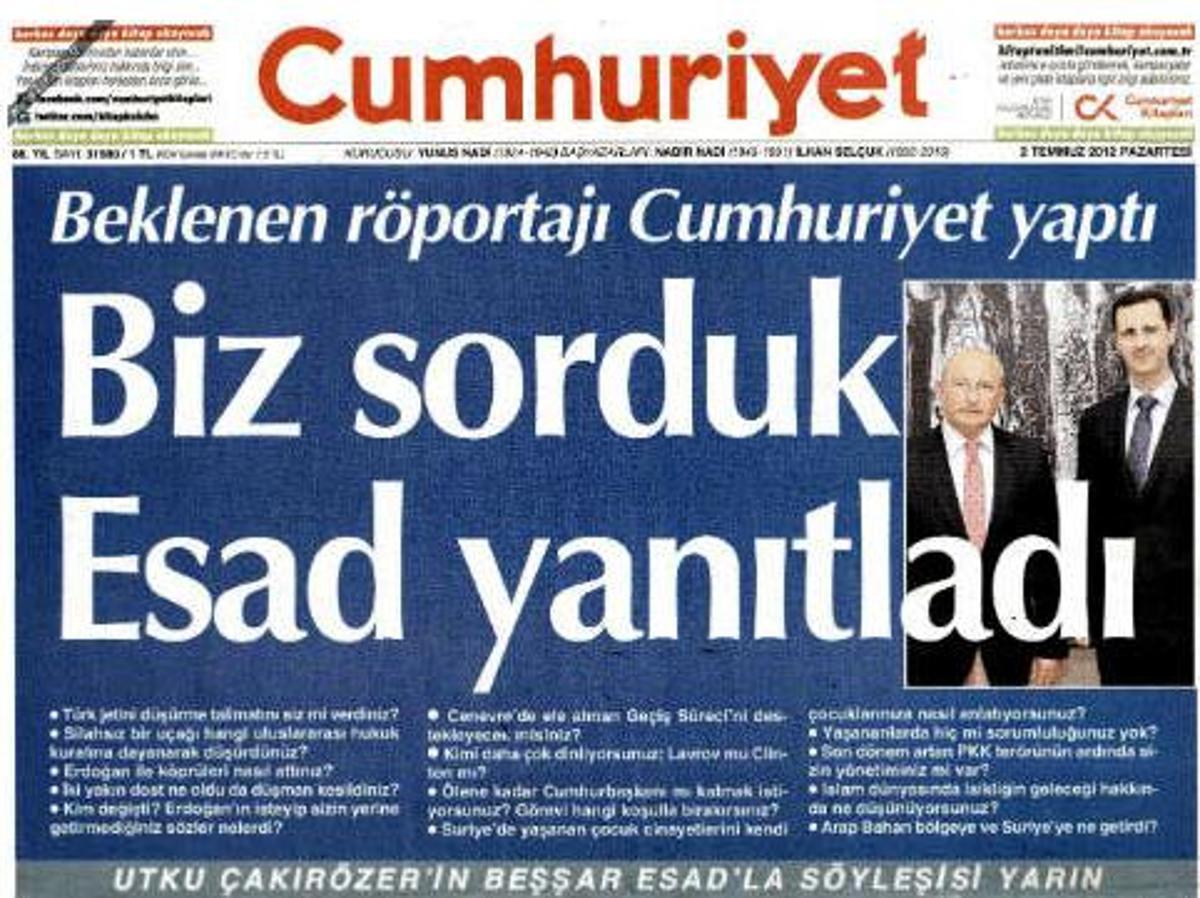 Esad'a sadece o gitti - Vatan Gazetesi Güncel Haberler