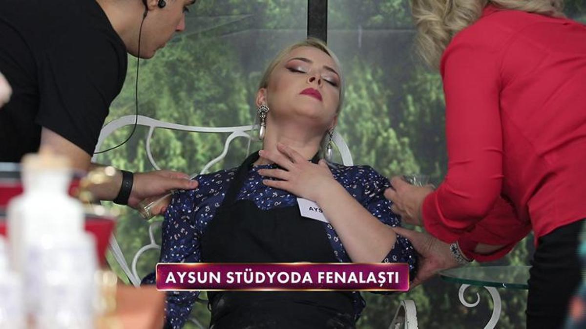 Hamile olan Aysun stüdyoda fenalık geçirdi!