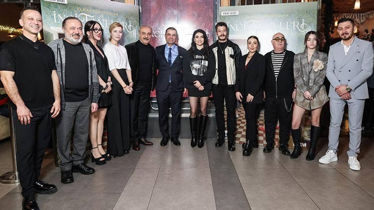 İnci Taneleri ekibi ilk bölümü birlikte izledi - Vatan Gazetesi Magazin ...