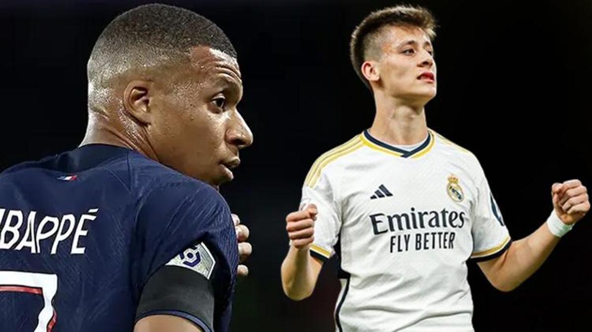 Arda Güler, Real Madrid'in yeni transferi Mbappe'ye fark attı ...