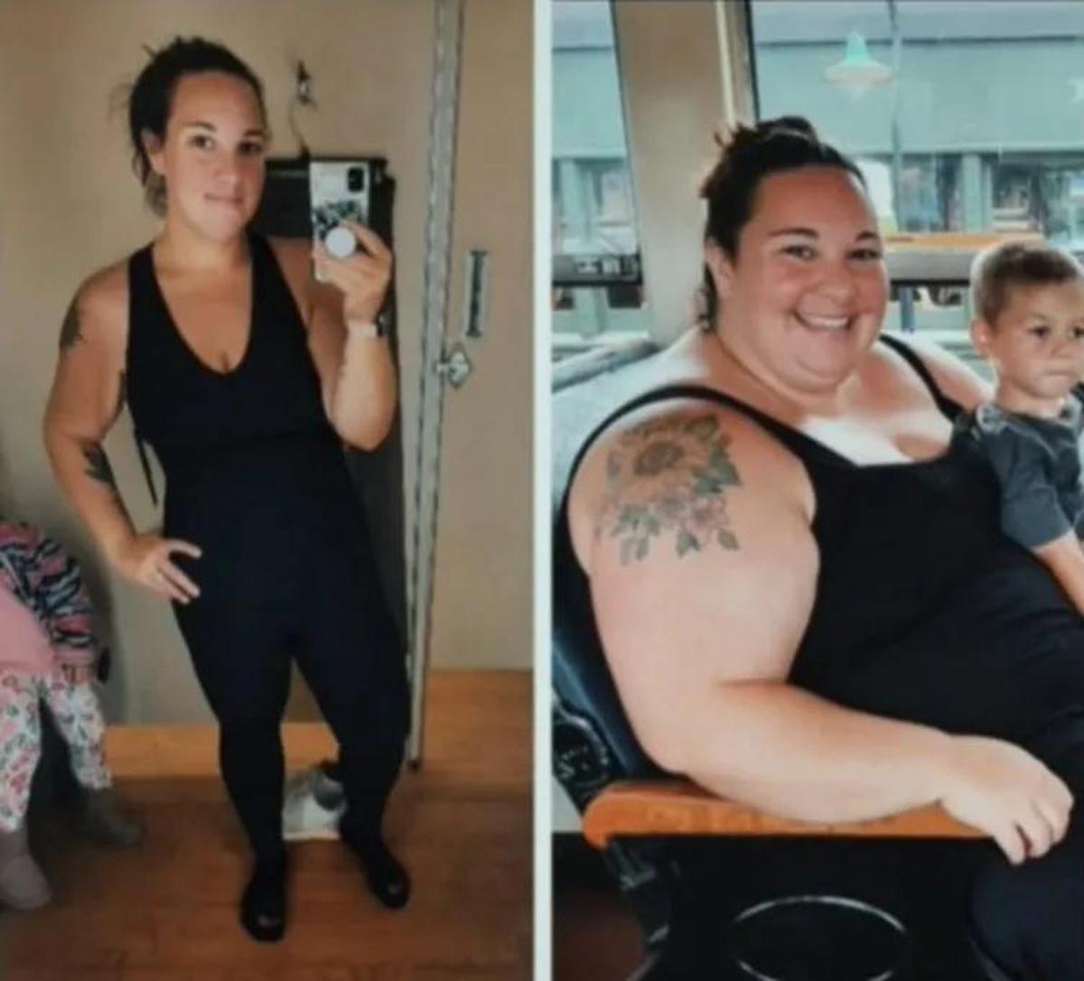 Sadece 2 yılda 88 kilo veren anne konuştu: 2 çocuk yaptıktan sonra bu ...