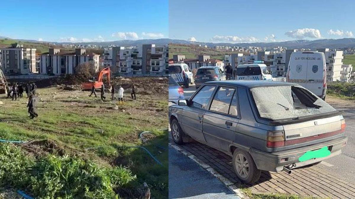 Bursa'nın Nilüfer ilçesinde korku dolu anlar: Araçlar, binalar hasar ...