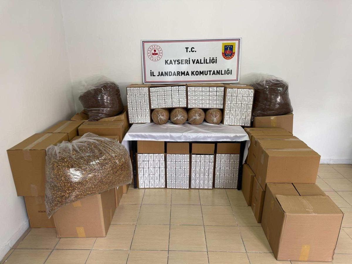 Kayseri’de 200 kilogram kaçak tütün ele geçirildi - Kayseri Haberleri