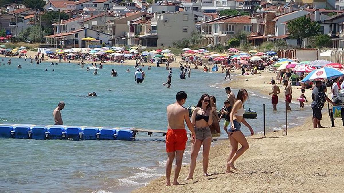 Edirne’nin gizli cenneti Erikli Sahili’nde bayram yoğunluğu: Sahilde ...