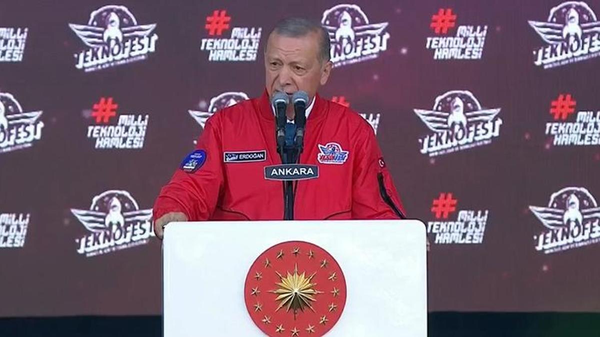 Cumhurbaşkanı Erdoğan TEKNOFEST'te: İşte bu tablo Türkiye Yüzyılı ...