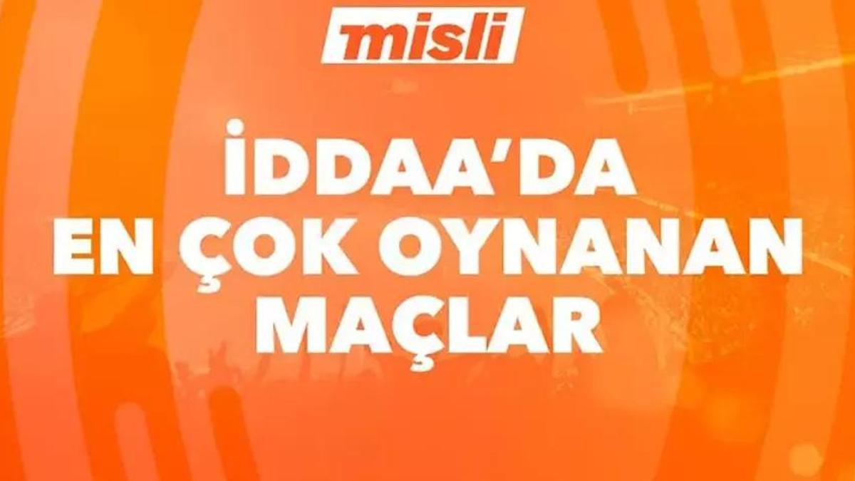 Misli’de günün en çok oynanan maçları - Sampiy10 Spor Haberleri