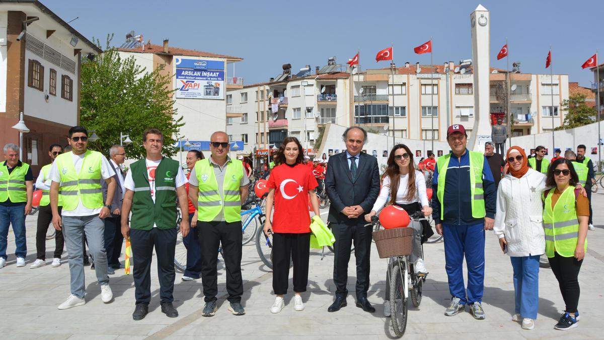 Bisikletle şehir turu yaptılar - Antalya Korkuteli Haberleri