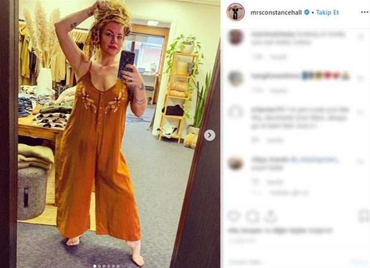 Constance Hall öyle bir fotoğraf paylaştı ki... - Magazin Haberleri