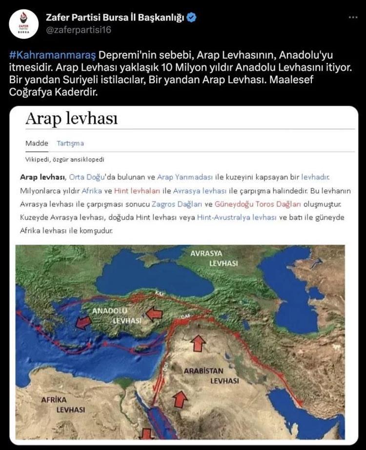 Arap Levhası nedir? Arap Levhası fay hattı nereden geçiyor, üzerinde ...