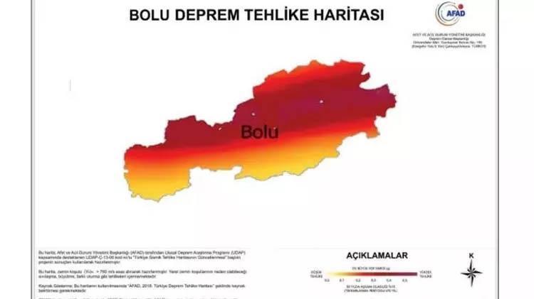 Bolu deprem deprem riski ne, Bolu'da deprem bekleniyor mu? Bolu deprem bölgesinde mi ...