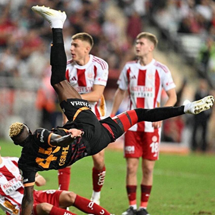 Galatasaray'da Osimhen'in röveşata golü Avrupa'yı salladı! 'Acımasız ...